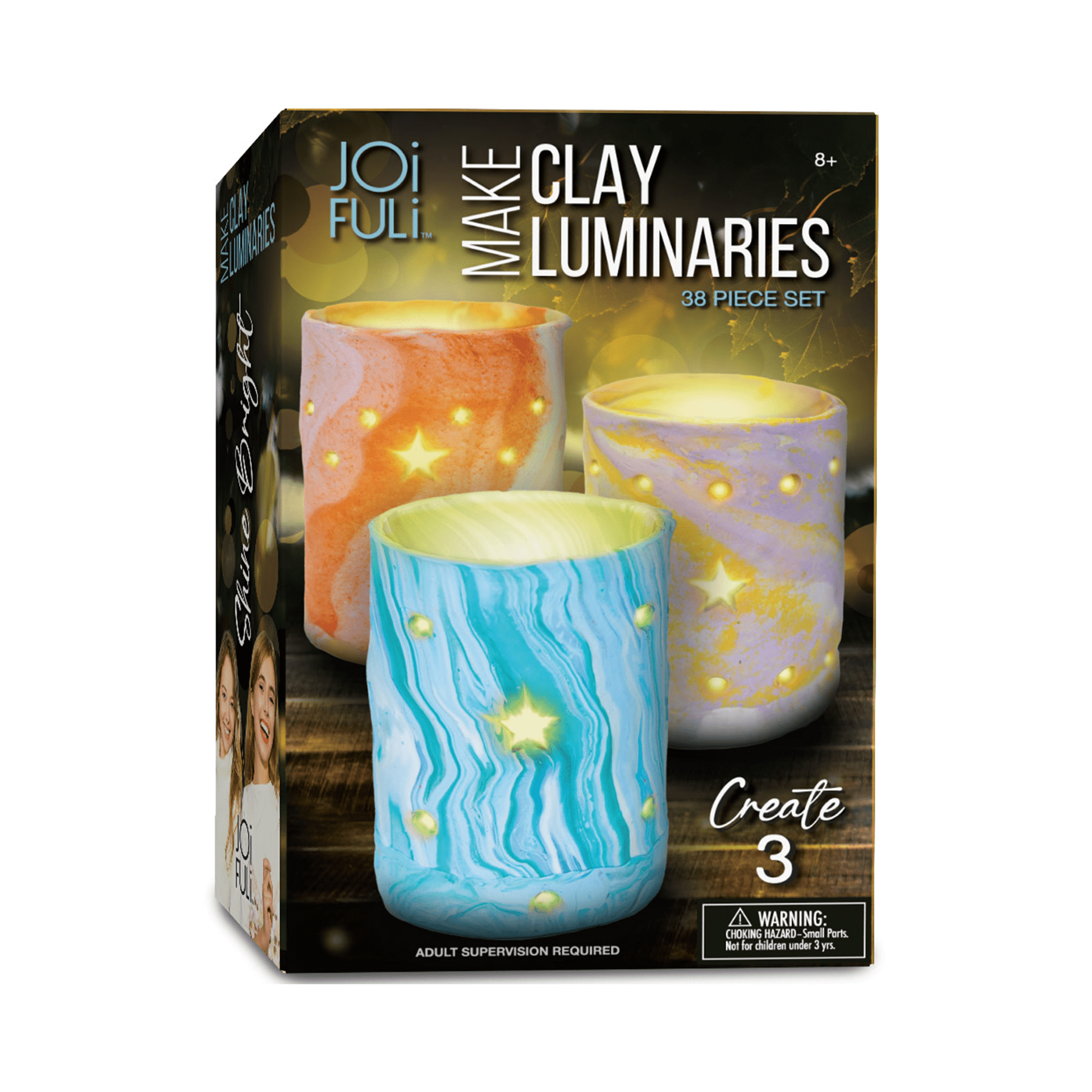 DIY Clay Luminaries - Craft Kit (JoiFuli)